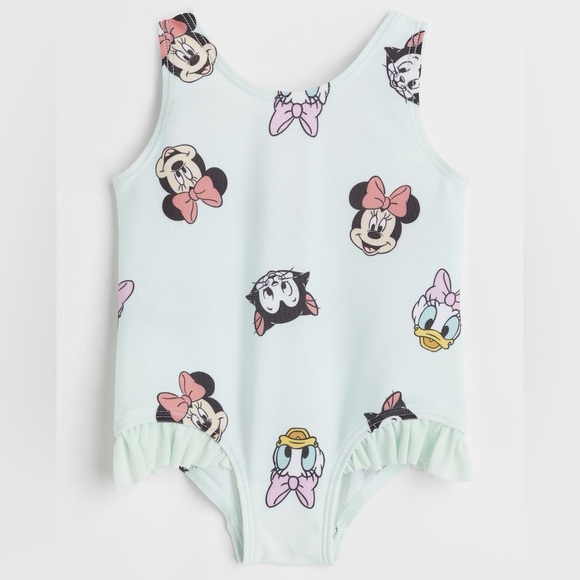 H&M | Swim | Hm X Disney Minnie And Friends One Piece Swimsuit | Poshmark